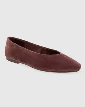 Splendid Latouche Suede Pointed Toe Flat
