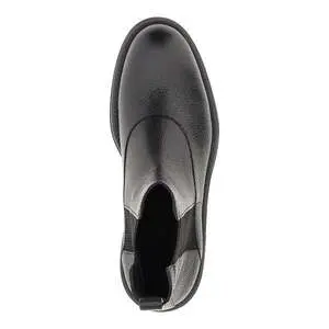 Emporio Armani Grained Leather Chelsea Boots