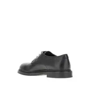 Emporio Armani Grained Leather Derby Shoes