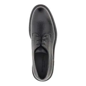 Emporio Armani Grained Leather Derby Shoes