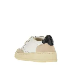 AUTRY Suede And Leather Medalist Low Top Sneakers - White