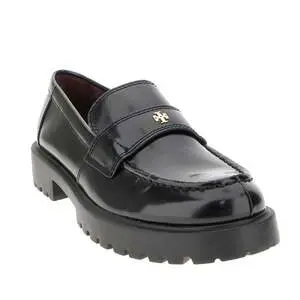 Tory Burch Spazzolato Leather Loafers With Lug Sole