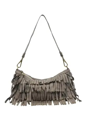 CAMPOMAGGI Fringed Bag Natalia - Gray