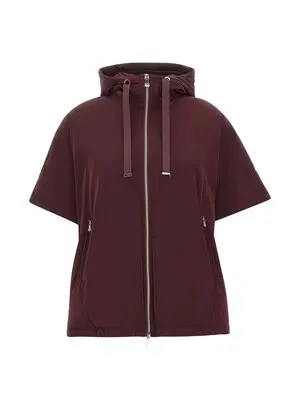 ELENA MIRO` Hooded Full Zip Sweatshirt