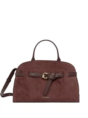 COCCINELLE Sabine Suede Medium Bag - Red