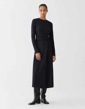 Lafayette 148 New York Long Sleeve Dresses