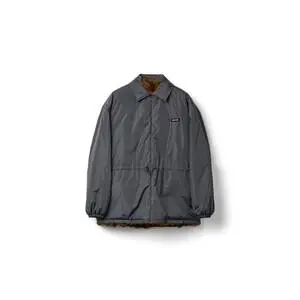 Miu Miu Technical Fabric And Shearling Blouson Jacket - Hematite