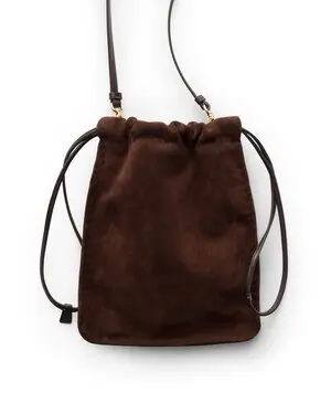 Prada Suede Smartphone Pouch