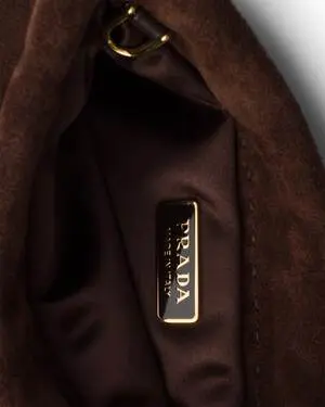 Prada Suede Smartphone Pouch
