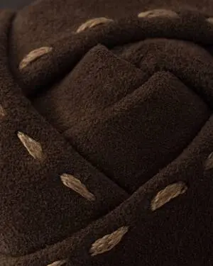 Prada Suede Ballerinas With Embossed Logo