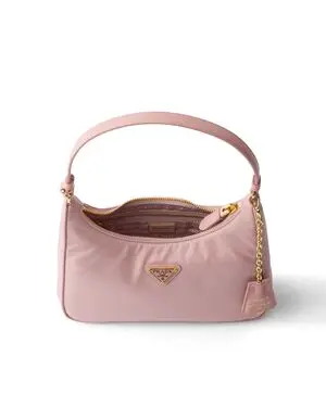 Prada Re-nylon And Saffiano Mini Bag - Pink