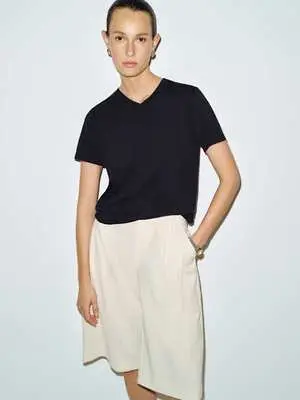 REFORMATION Lexi T-shirt - Black