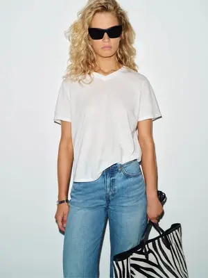 Reformation V Neck T-shirts For Women
