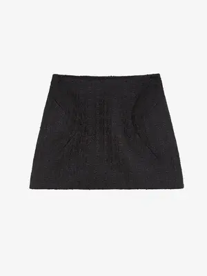 Alexander McQueen Light Tweed Mini Skirt