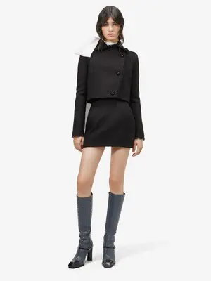 Alexander McQueen Light Tweed Mini Skirt