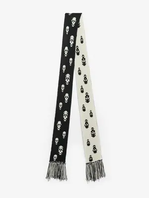 Alexander McQueen Skull Knit Scarf
