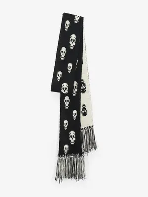 Alexander McQueen Skull Knit Scarf