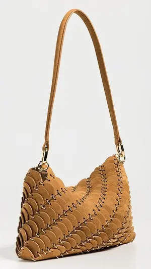 Rabanne Paco Calfskin Shoulder Clutch