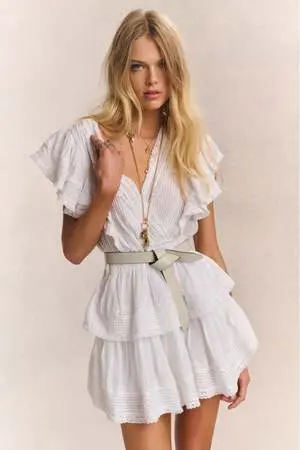 LoveShackFancy Gwen Mini Dress