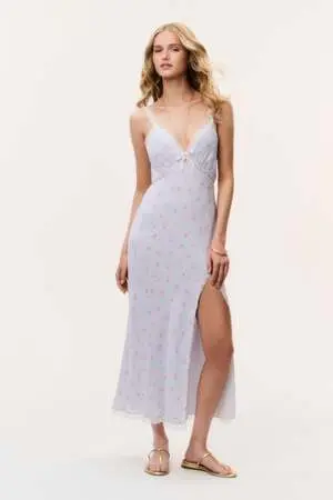 LoveShackFancy Beverly Floral Midi Dress