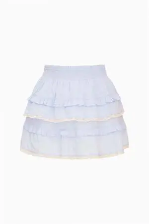 LoveShackFancy Billie Mini Skirt
