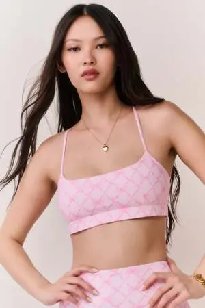 LoveShackFancy Sweetheart Cadelle Sports Bra