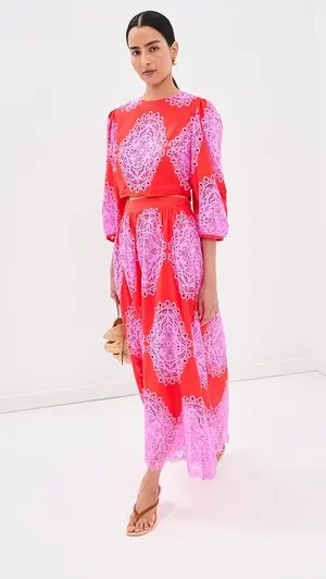 Borgo De Nor Rhea Lace Skirt