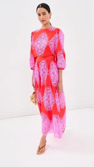 Borgo De Nor Rhea Lace Skirt