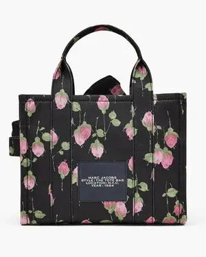 Marc Jacobs Tote Bag In Vintage Floral Canvas With Oversized Bow