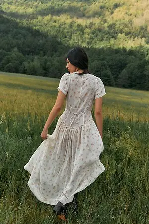 Free People Falling Petals Maxi Dress