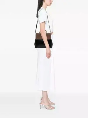 Loewe 2016 Bicolor Leather Velazquez Twist Top Handle Bag Satchel