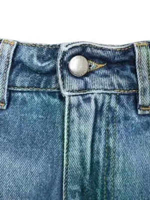 ICON DENIM LOS ANGELES Bea Faded-effect Wide-leg Jeans