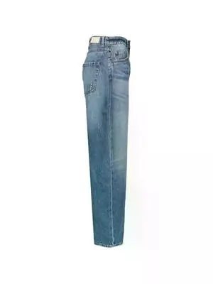 ICON DENIM LOS ANGELES Bea Faded-effect Wide-leg Jeans