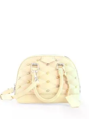 LOUIS VUITTON Alma Handbag Studded Malletage Leather Bb Shoulder Bag