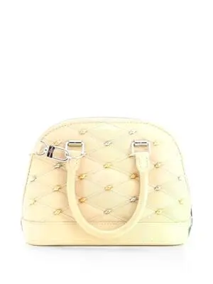 LOUIS VUITTON Alma Handbag Studded Malletage Leather Bb Shoulder Bag