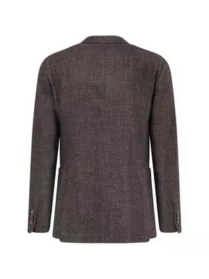 Tagliatore Single-breasted Textured-finish Blazer