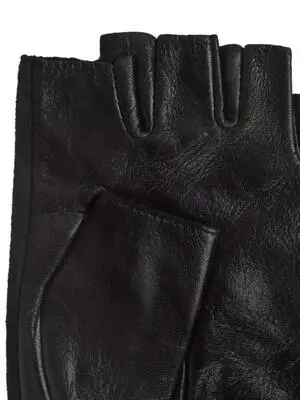 Karl Lagerfeld Ikon Rhinestone Fingerless Gloves