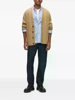 Karl Lagerfeld Ikon Cable Knit Cardigan