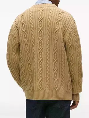Karl Lagerfeld Ikon Cable Knit Cardigan