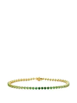 LISA NIK Tsavorite Graduated Bracelet - Gold