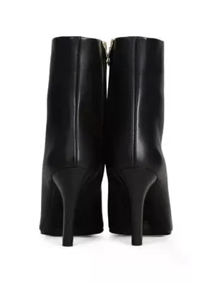 THE SELLER Square-toe Ankle Boots With Stiletto Heel And Gold-tone Hardware