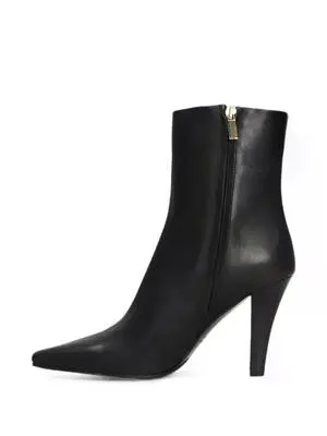 THE SELLER Square-toe Ankle Boots With Stiletto Heel And Gold-tone Hardware