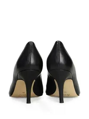 THE SELLER Pointed-toe Leather Pumps - Black