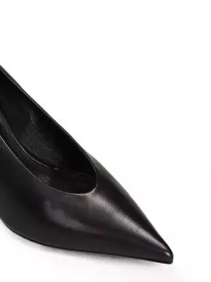 THE SELLER Pointed-toe Leather Pumps