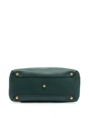 Burberry 2000-2017 Medium Leather And House Check Banner Satchel