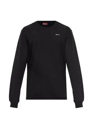 DIESEL® Logo-plaque Long-sleeve T-shirt