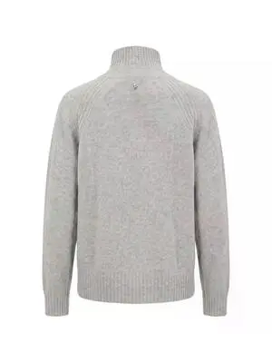DONDUP Wool Sweater With High Neck And Raglan Sleeves - Grey
