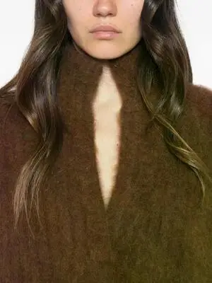 UMA WANG Brushed V-neck Sweater