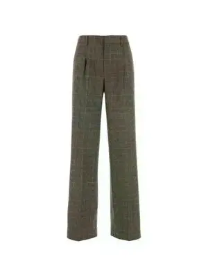 PT TORINO Lola Check Pattern Trousers