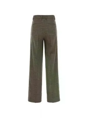 PT TORINO Lola Check Pattern Trousers